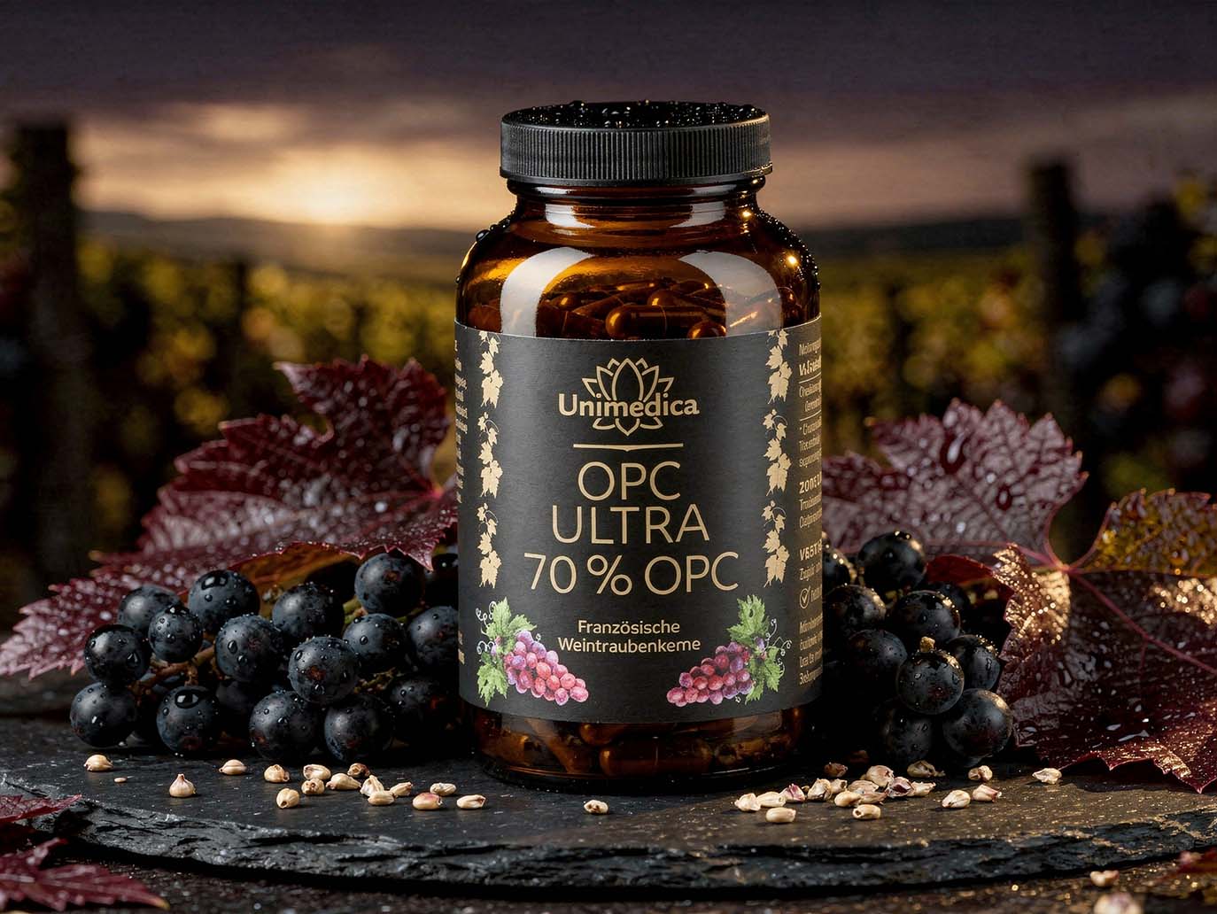 OPC Ultra - mit 650 mg reinem OPC pro Tagesdosis (2 Kapseln ...